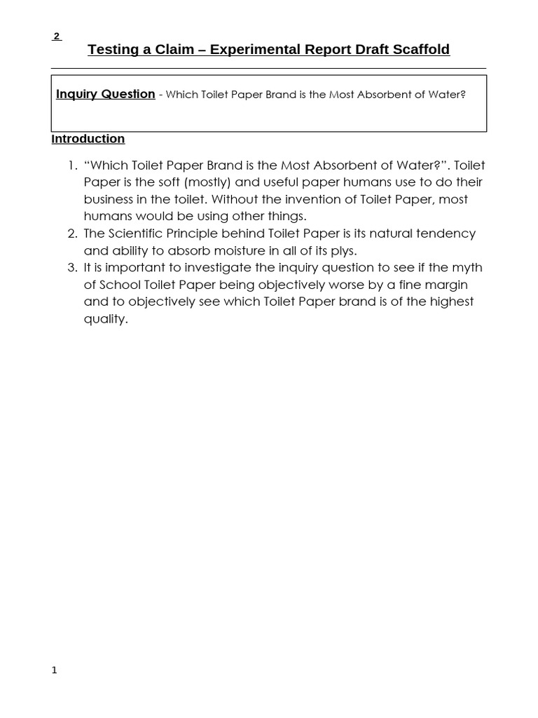 Experiment Report Scaffold Complete | PDF | Experiment | Hypothesis