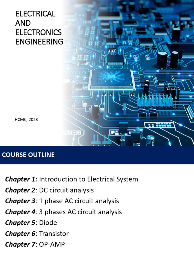 EEE Part1 Introduction To Electrical System Aug2023 | PDF | Electric ...