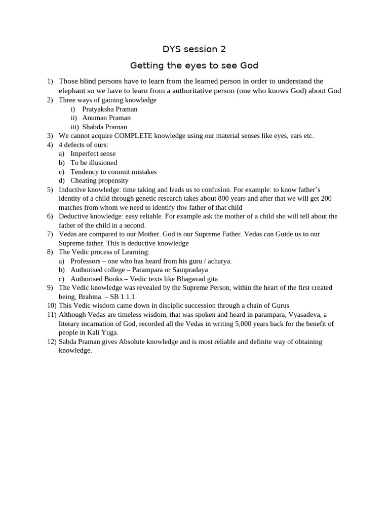 DYS Session 2 | PDF