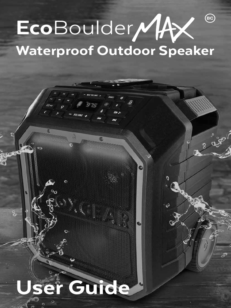 EcoBoulder-Max User Guide | PDF | Electromagnetic Interference | Bluetooth