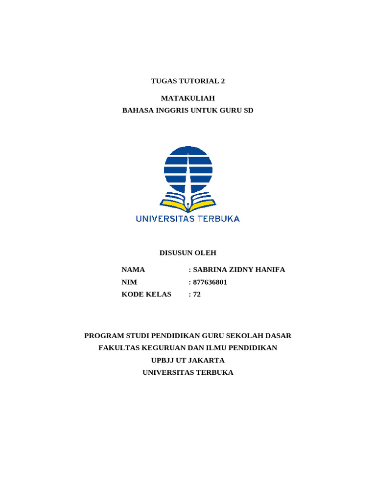 877636801_SABRINA ZIDNY HANIFA_TUGAS 3 BAHASA INGGRIS | PDF