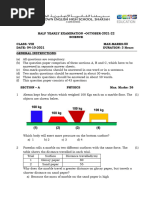 Grade 5 Natural Sciences Practical Exam | PDF | Materials