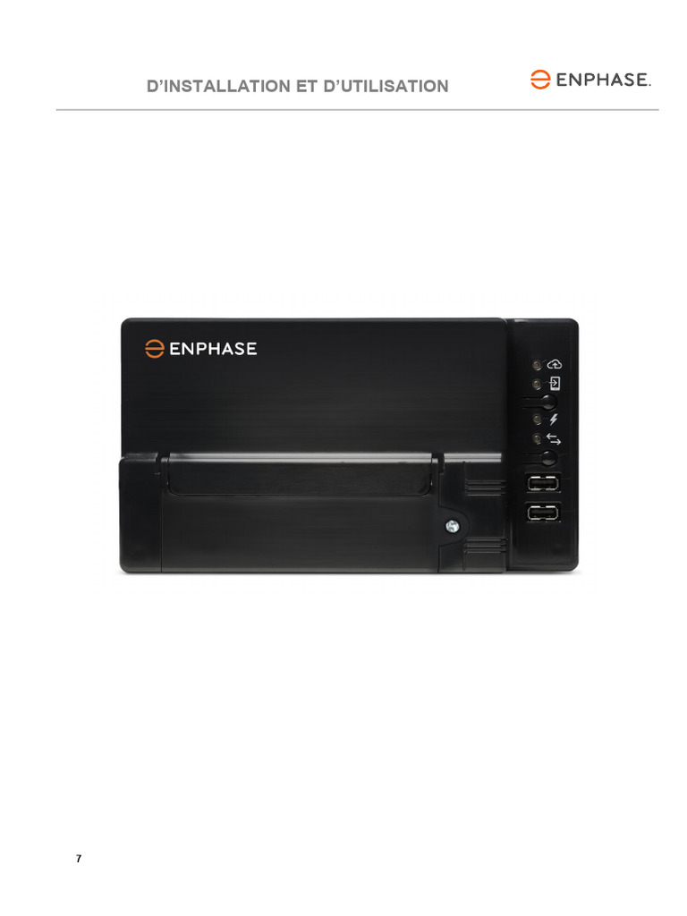 Installation de l'Enphase Envoy-S | PDF | Transformateur électrique ...