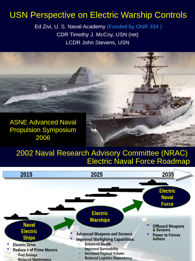 Zivi USN Perspective On Electric Warship Controls | PDF | Engineering