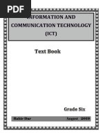 Grade 6 ICT Textbook Overview | PDF | Window (Computing) | Microsoft Word