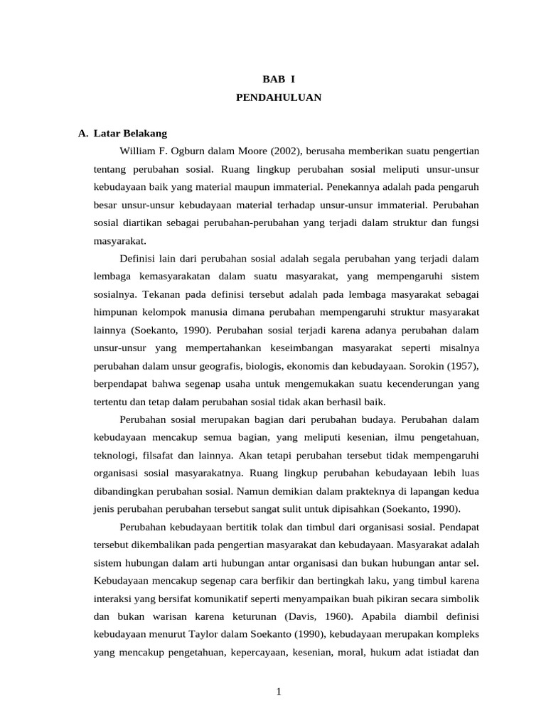 Hasniar Makalah-Perubahan-Sosial | PDF