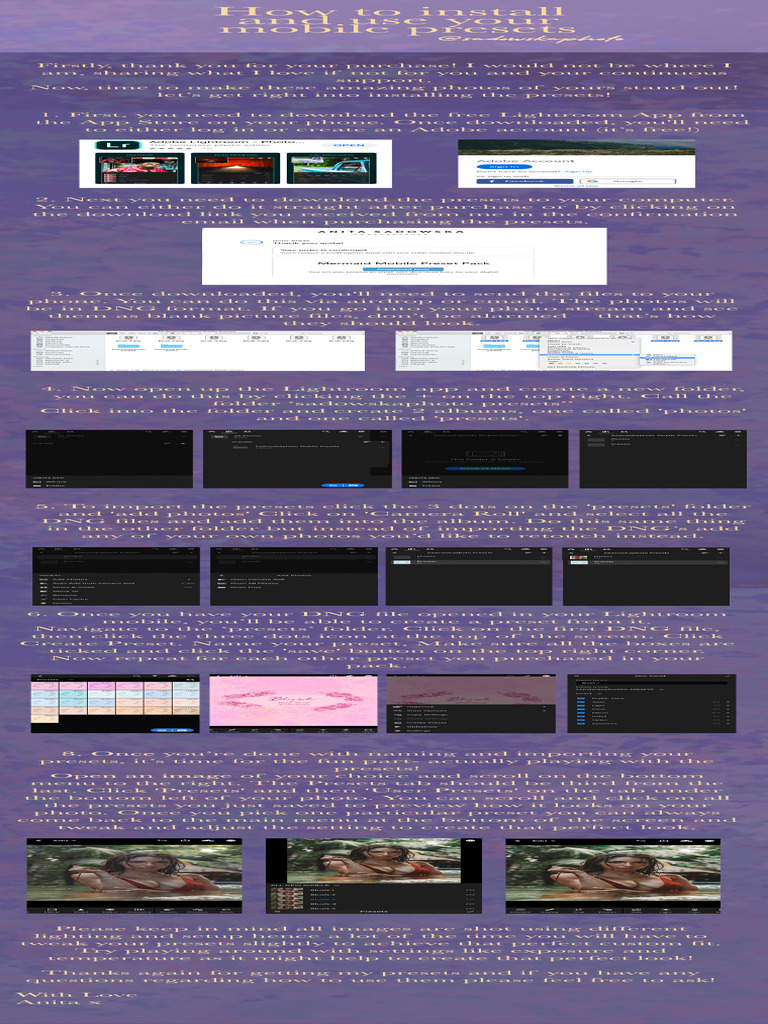 Mobile Presets Instalation Guide | PDF
