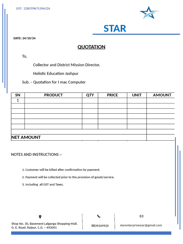 Star Quotation | PDF