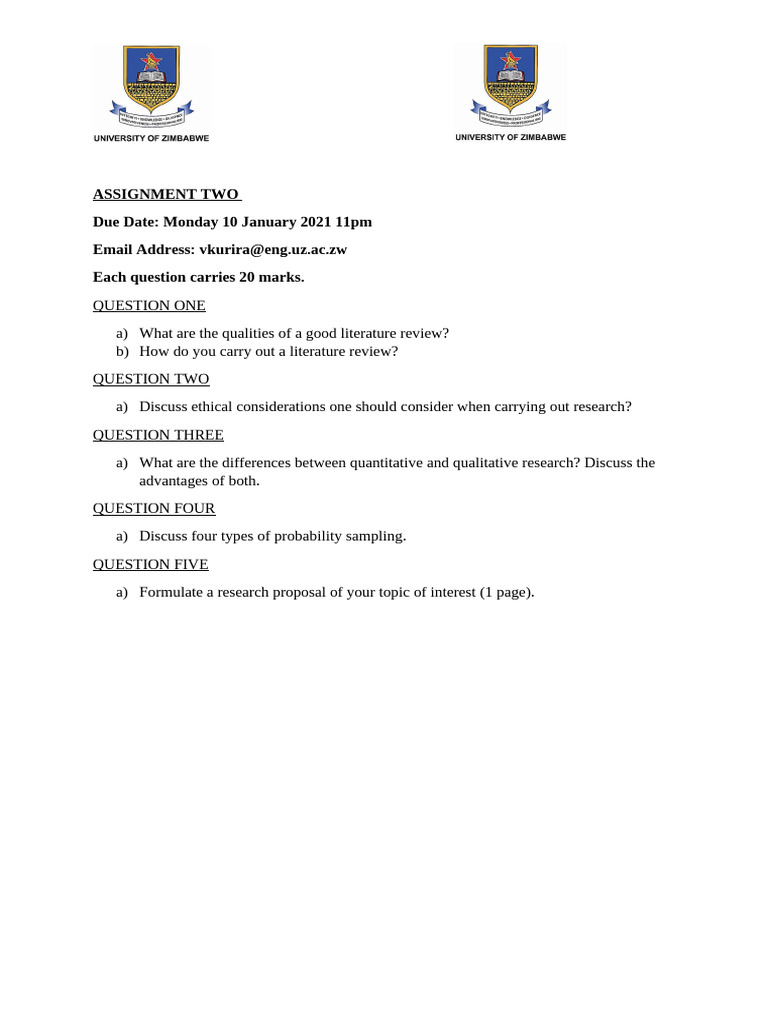 Assignment Two | PDF