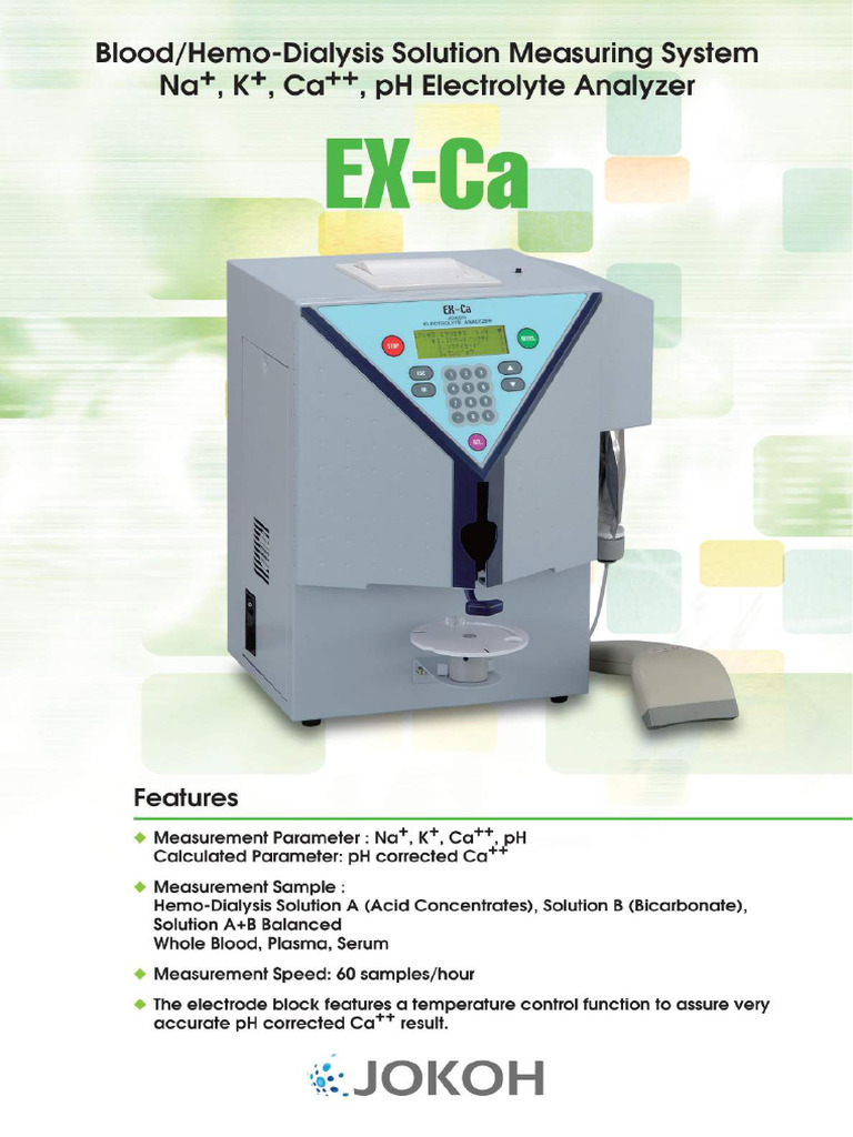 Leaflet EX-Ca Compressed | PDF