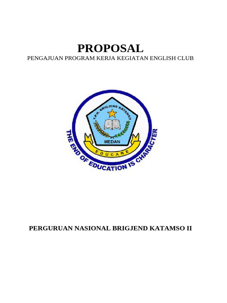 Proposal English Club (Pake Kop) | PDF