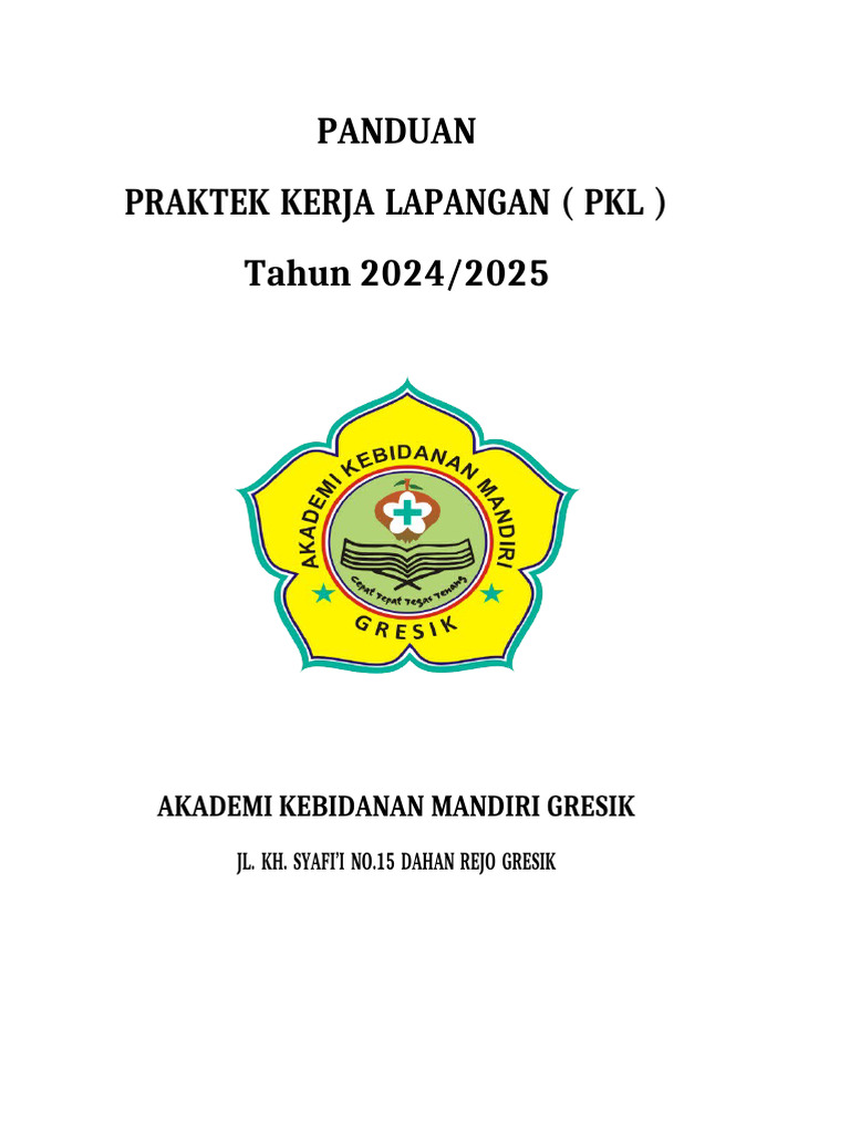 Buku Panduan PKL Lengkap 2024-2025 | PDF