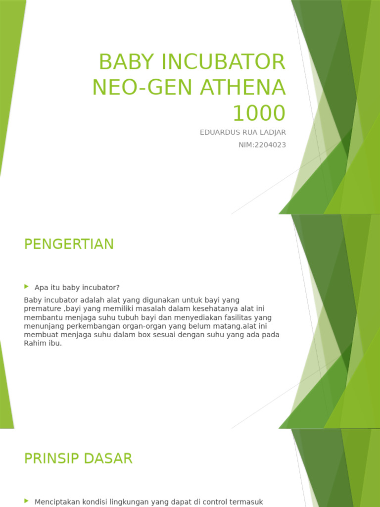 Baby Incubator Neo-Gen ATHENA 1000 | PDF