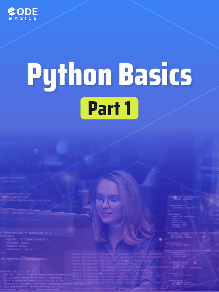 Python Basics | PDF | Data Type | Python (Programming Language) Python Basics | PDF | Data Type | Python (Programming Language)