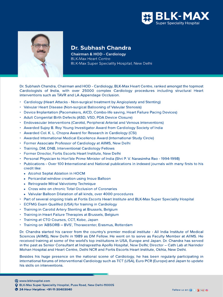 Dr. Subhash Chandra | PDF
