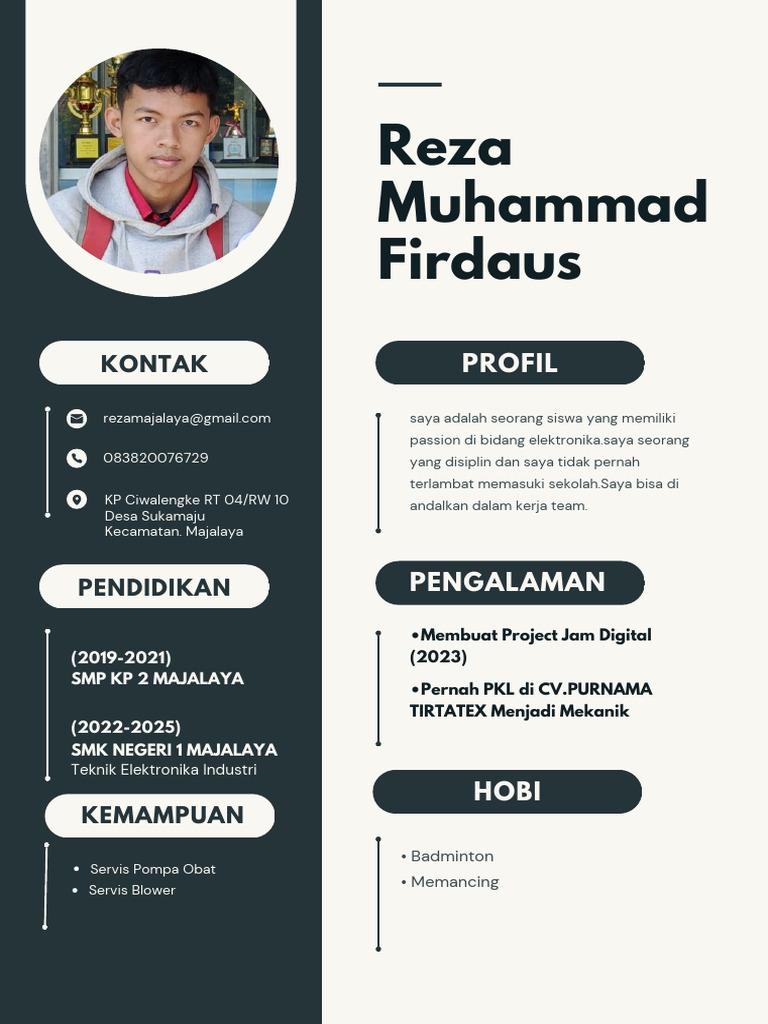 CV.Reza Muhammad Firdaus_20241021_132023_0000 | PDF