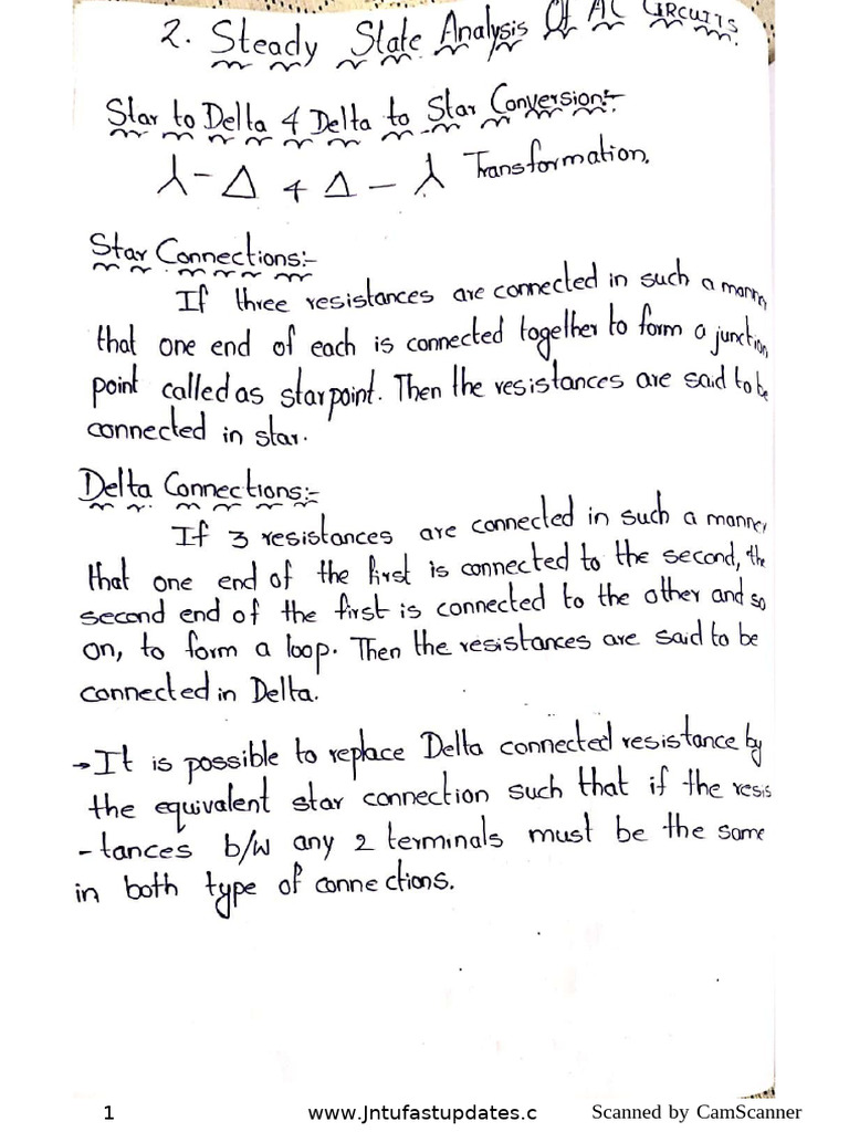 Network Analysis R20 - UNIT-3 | PDF