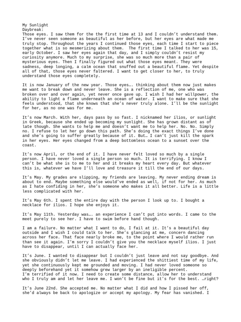 Personal narrative | PDF