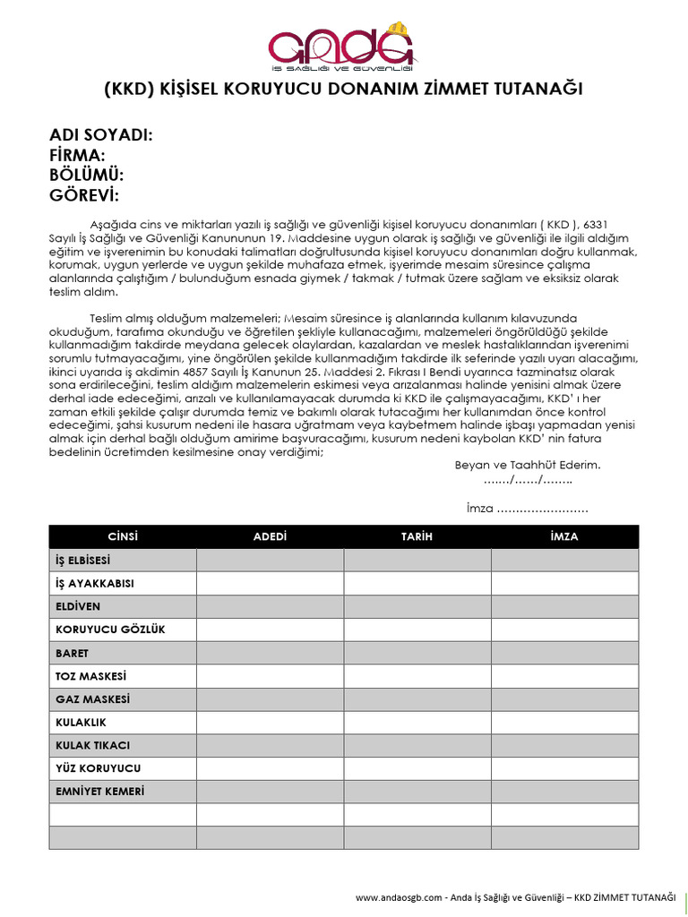 2 KKD Zi̇mmet Tutanaği | PDF