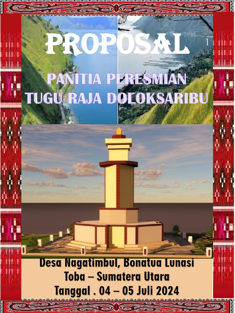 Peresmian Tugu Raja Doloksaribu | PDF