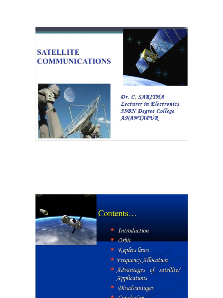 Satellite Communication | PDF