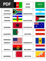 Daftar Bendera Negara Di Dunia | PDF