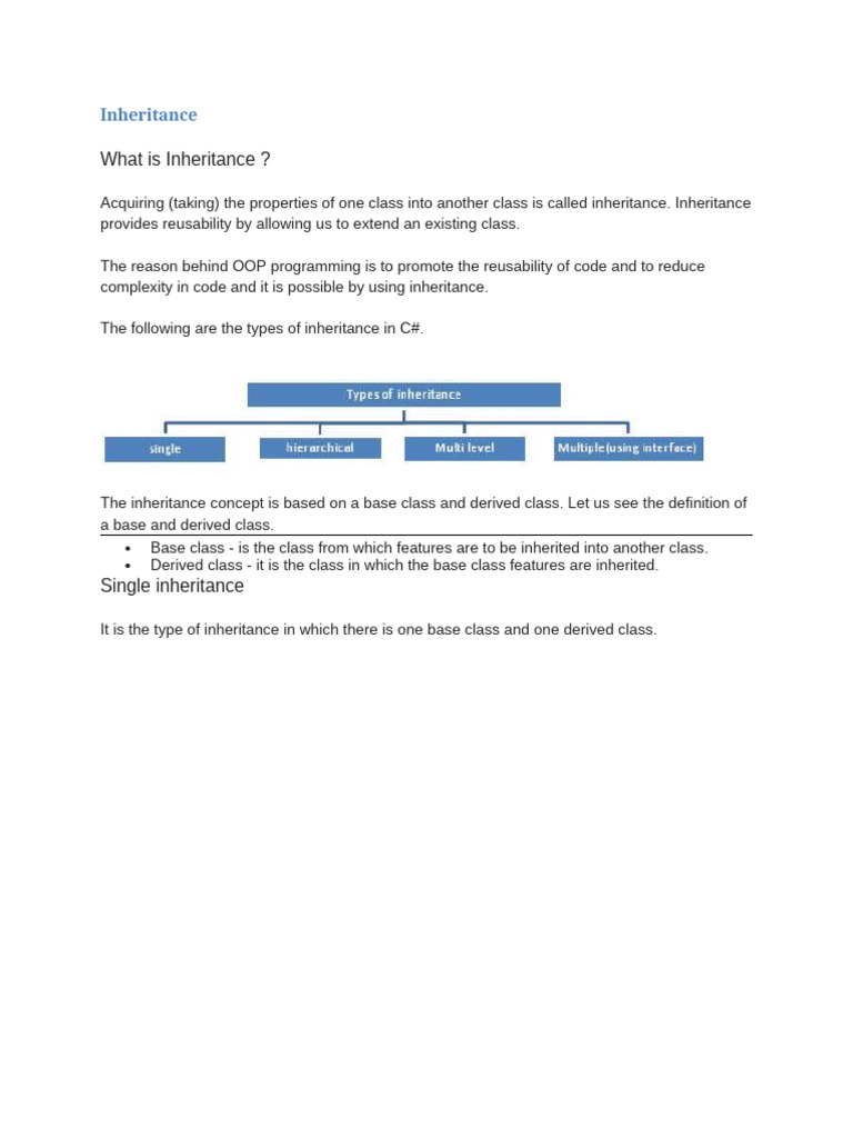 12 C Inheritance Bace Derived Abstract Interface Sealed Partial Anonymous Class Pdf Class 