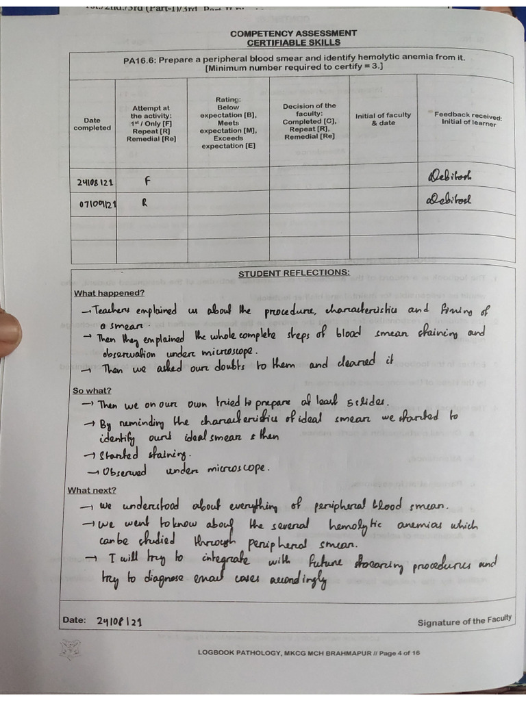 Patho Log Book | PDF