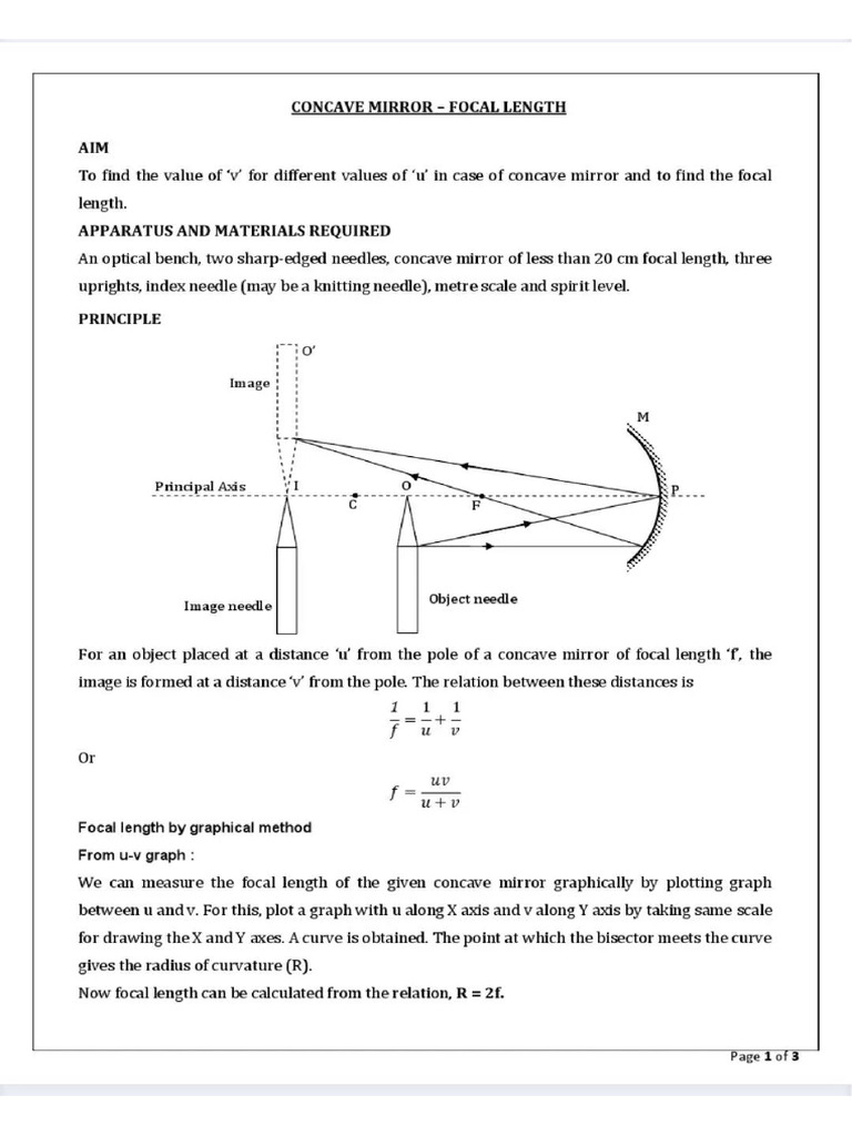 Physics Experiment 3 | PDF
