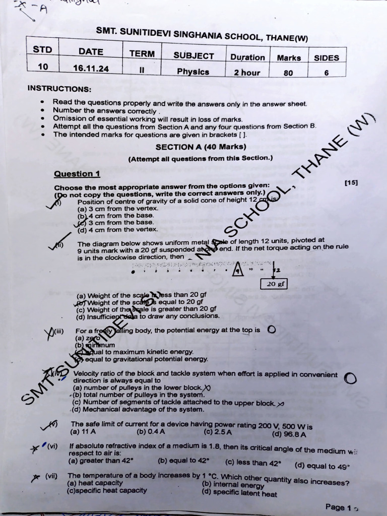Physics T2 | PDF | Refraction | Frequency