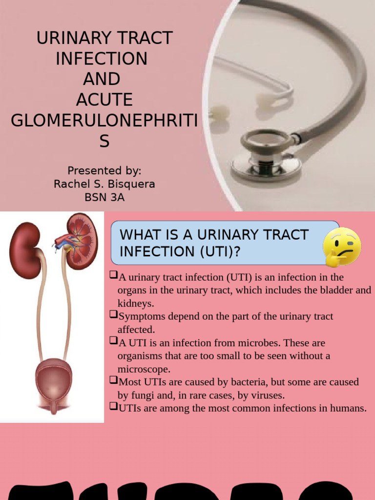 Uti and Agn Bisquera Rachel S. | PDF | Urinary Tract Infection | Edema