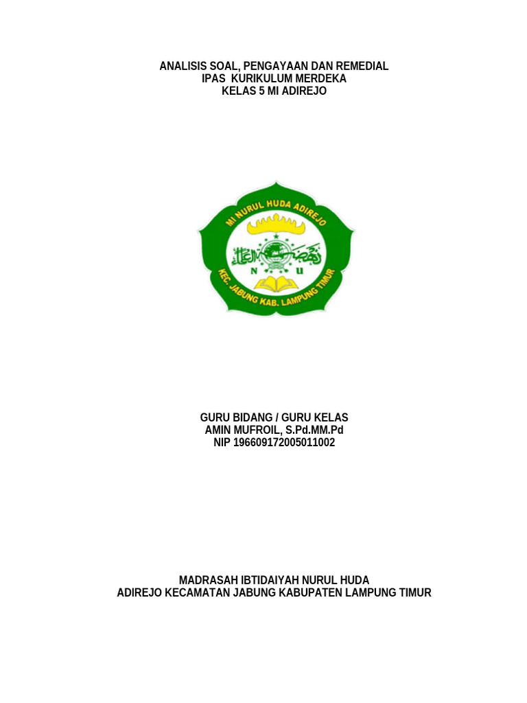 Ipas Analisis Soal, Pengayaan Dan Remedial | PDF