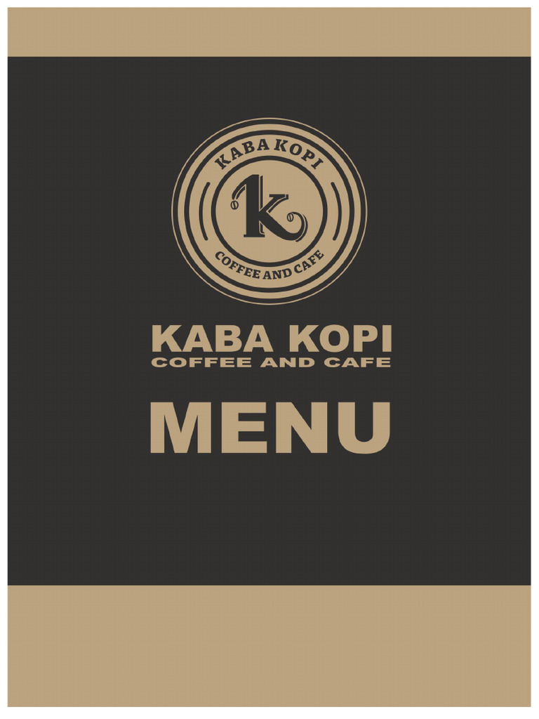 DAFTAR MENU KABA KOPI (1) | PDF