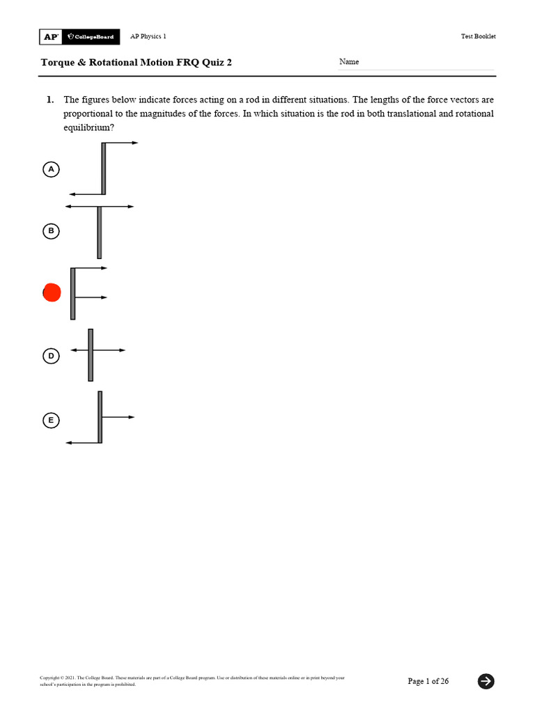 Rotational Torque Ap PDF | PDF | Angular Momentum | Force