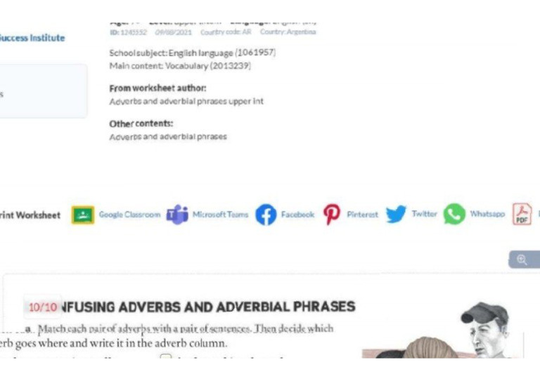 Quiz 1. Adverbial Phrases | PDF
