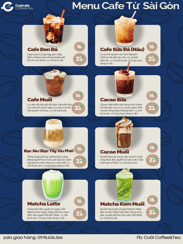 Menu (20 X 30 CM) Cóa Nóng | PDF