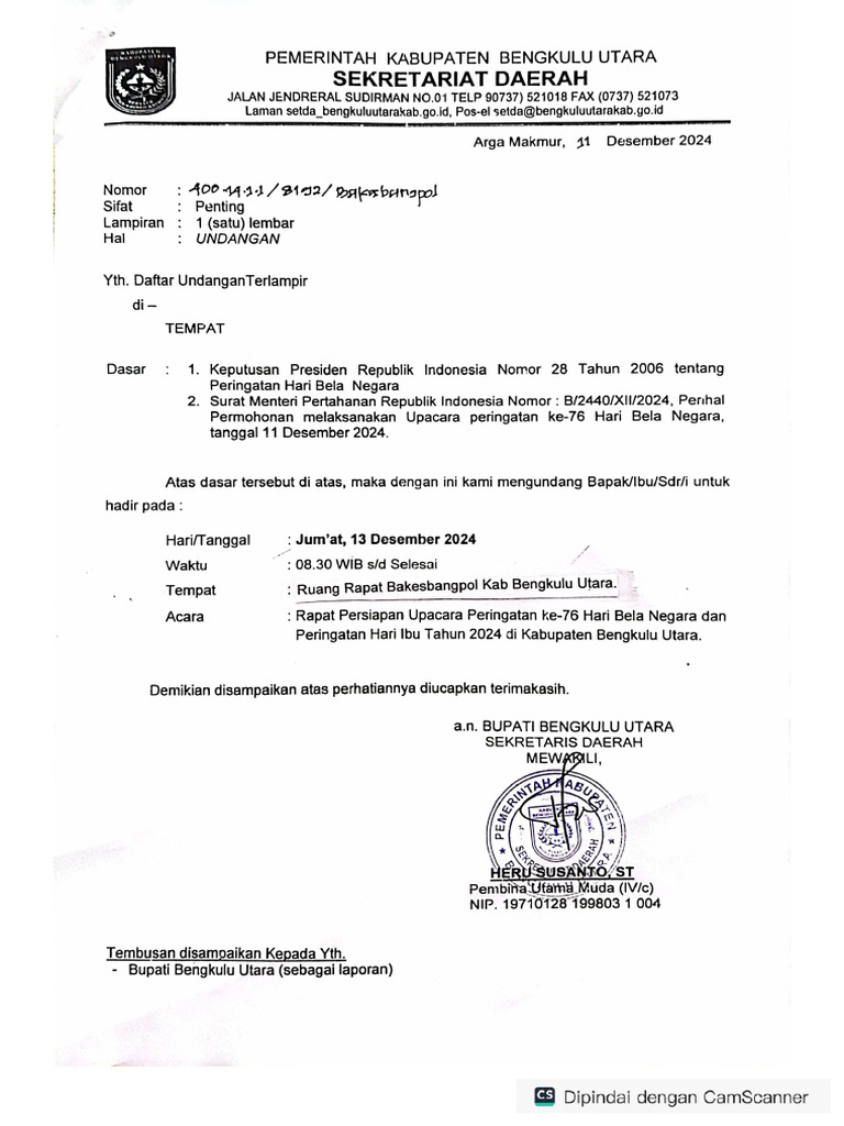 UND Rapat 13 Desember 2024 | PDF