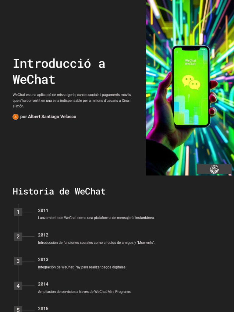 Introduccio-A-WeChat - Albert Santiago Velasco | PDF