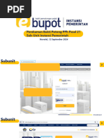Template PPh 21 Coretax Bulanan | PDF