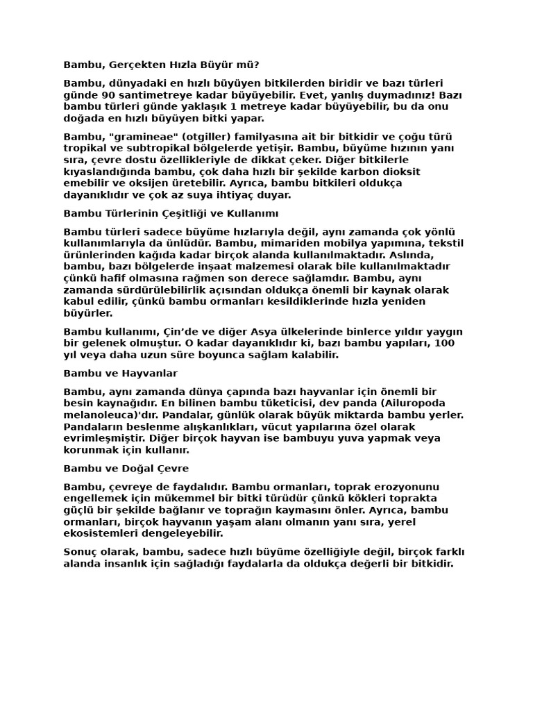 Bambu | PDF