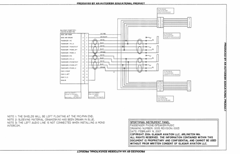 6 Airframe Wiring-Phone, Speaker, Music | PDF