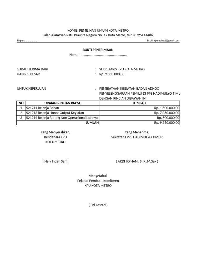 Bukti_Penerimaan_PPS (5) | PDF