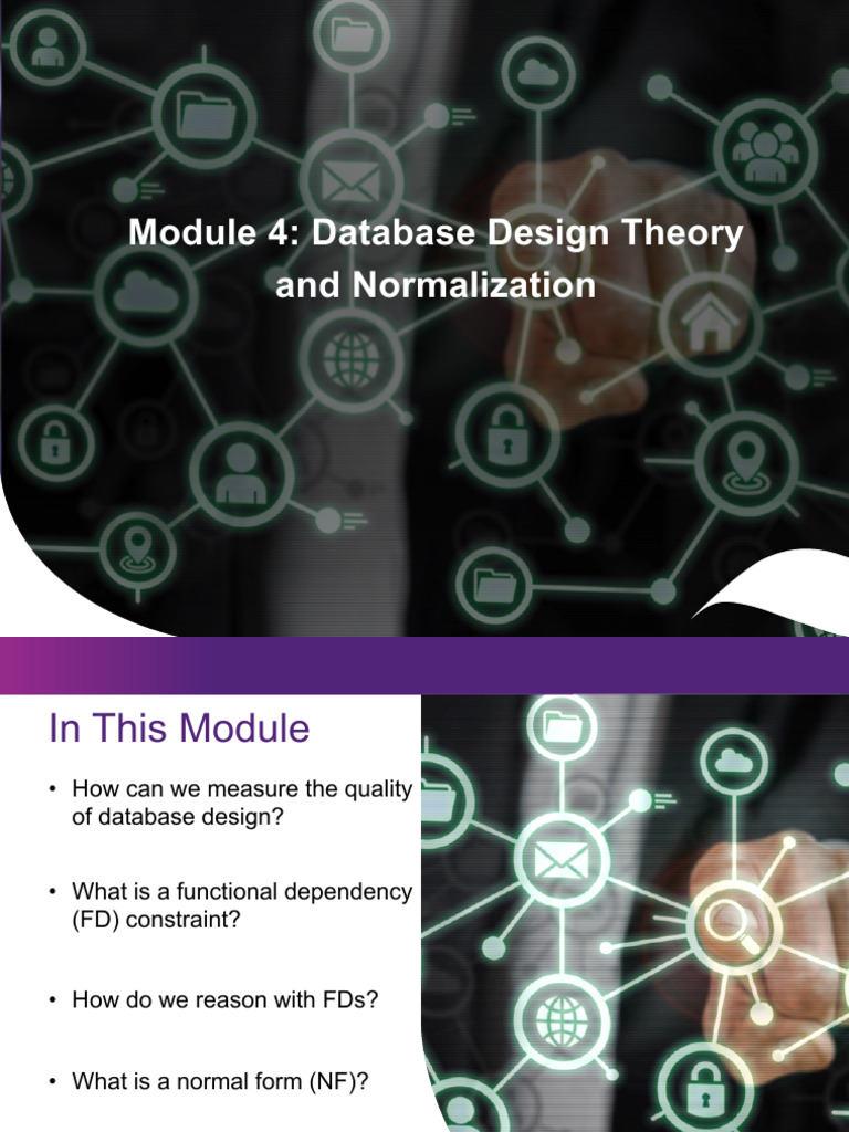4-Database Design Theory-Without Inclass Exercises | PDF | Relational Model | Data