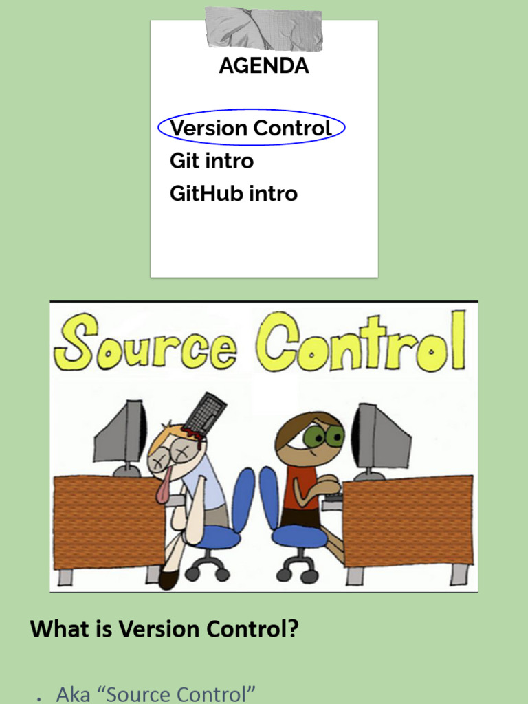02b Lecture Git Github Intro Pdf Version Control Computing