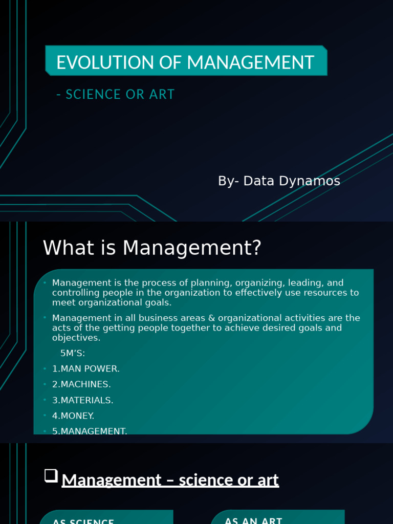 Evolution of Management | PDF | Science | Creativity