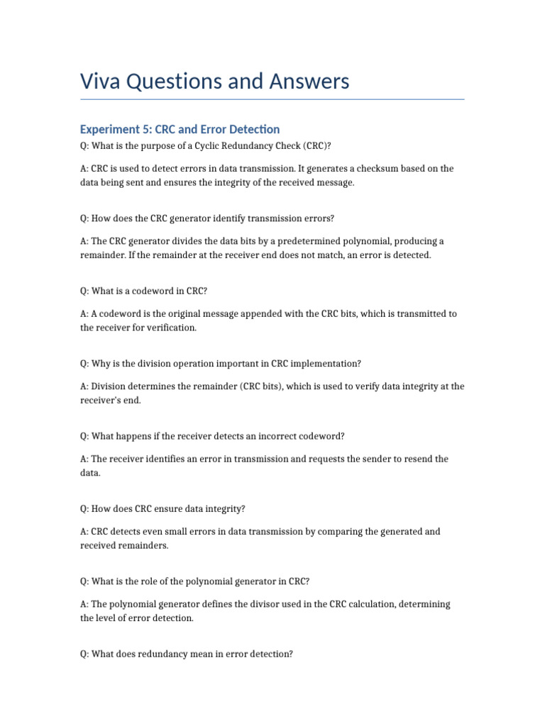 Viva Questions and Answers | PDF | Routing | Internet Architecture