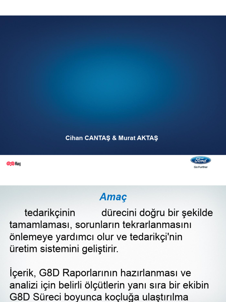 8d Ford Global 8d Eği̇ti̇mi̇. | PDF