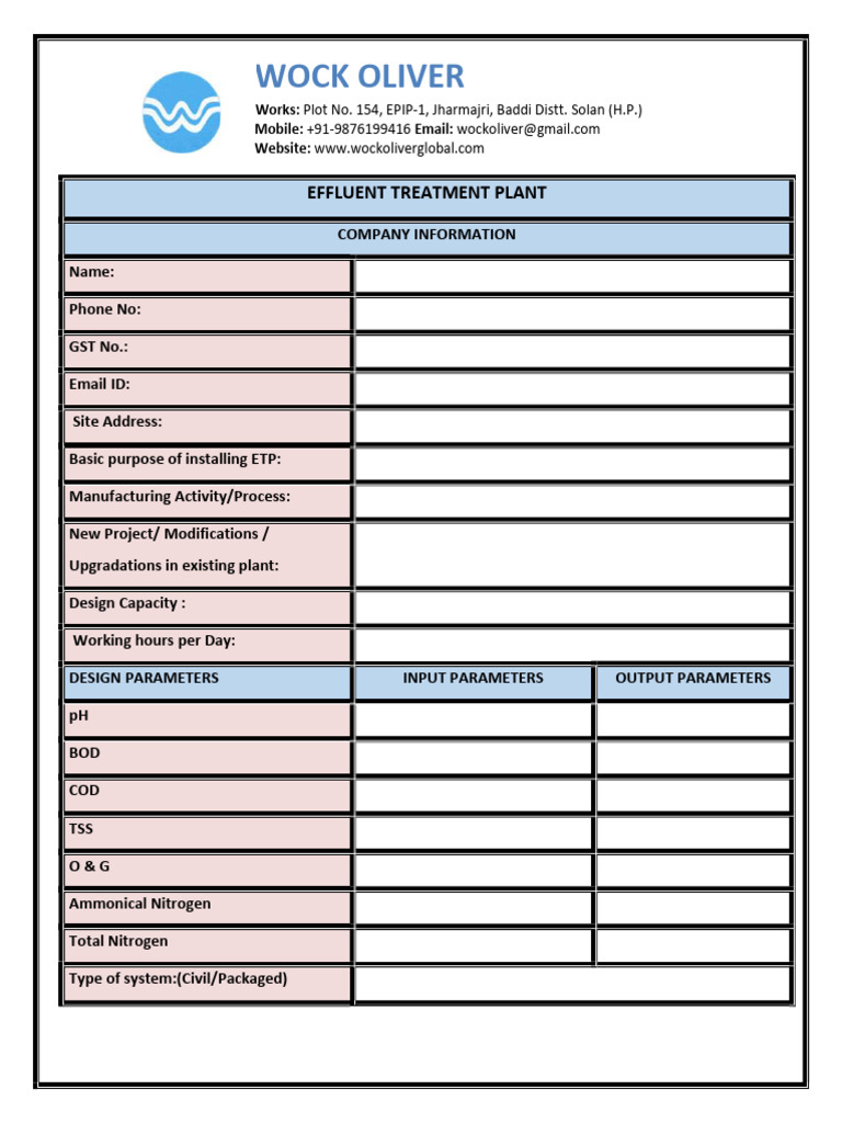 ETP (Questionnaire) | PDF