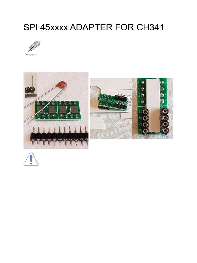 SPI 45 Adapter Installation Guide | PDF