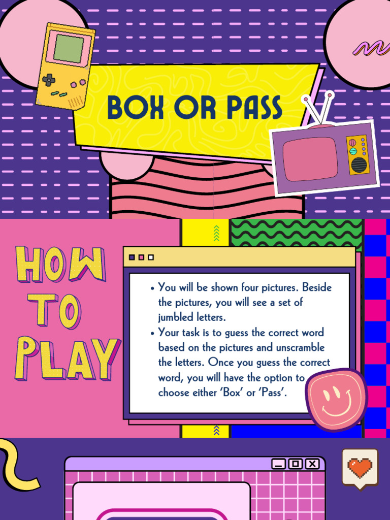 Word Unscramble Game Instructions | PDF